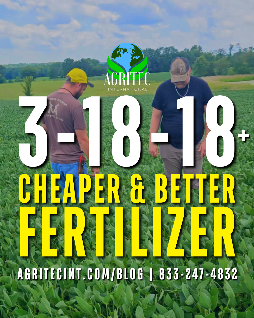 AgriTec's 3-18-18+ is Cheaper and Better | AgriTec Liquid Calcium ...